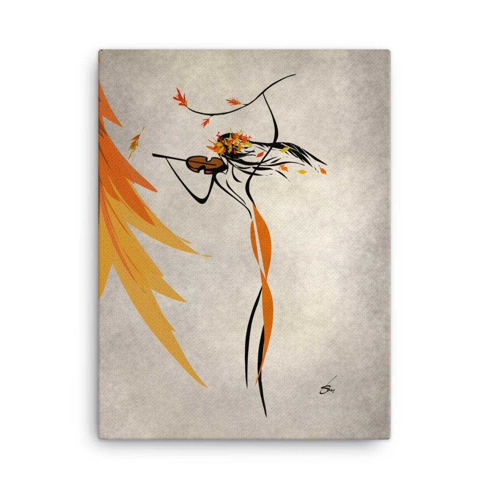 Autumn Playing Violin – Feel The Line